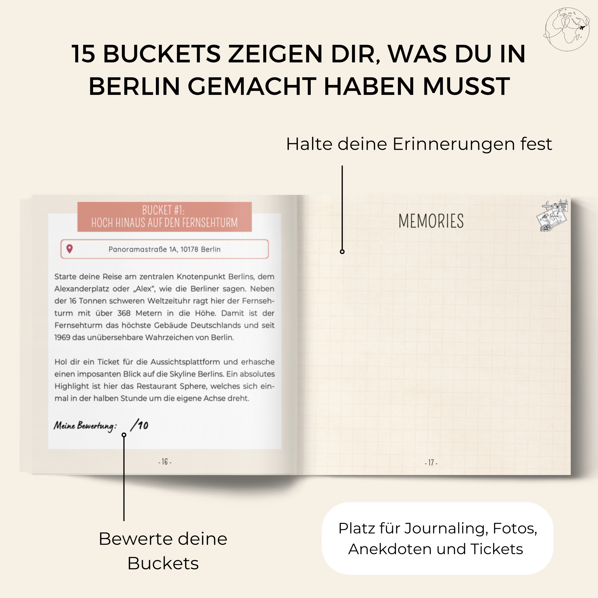 Berlin Bucket List von memoriecation® - Berlin Reiseführer 2023